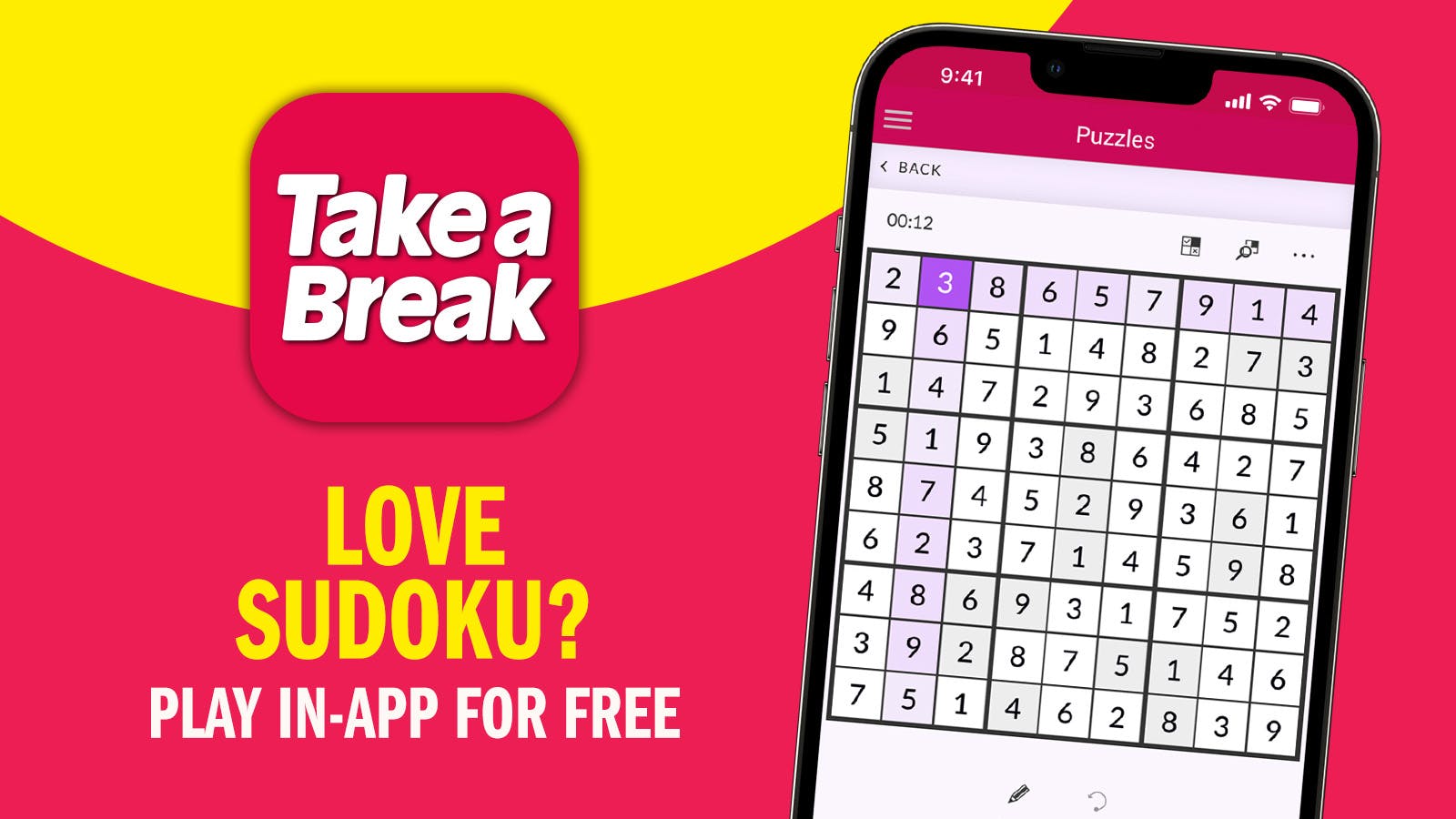 Unlock the Fun of FREE Daily Sudoku with the Take a Break App ...