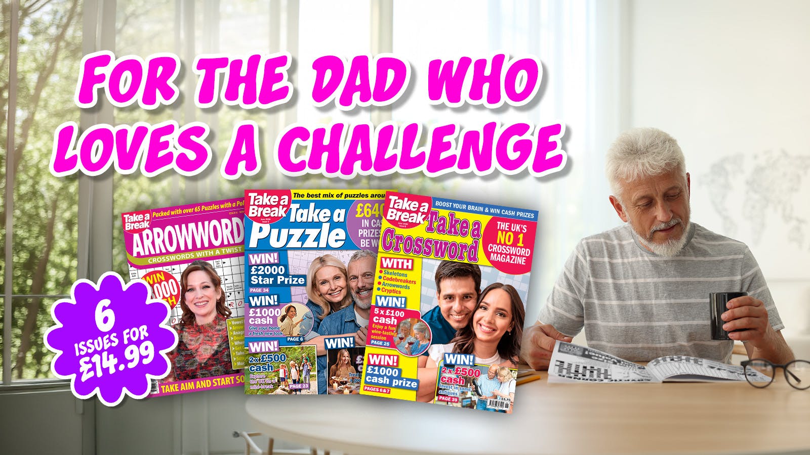 Give Dad a little ‘Me Time’ this Father’s Day – Gift a Puzzle Magazine ...