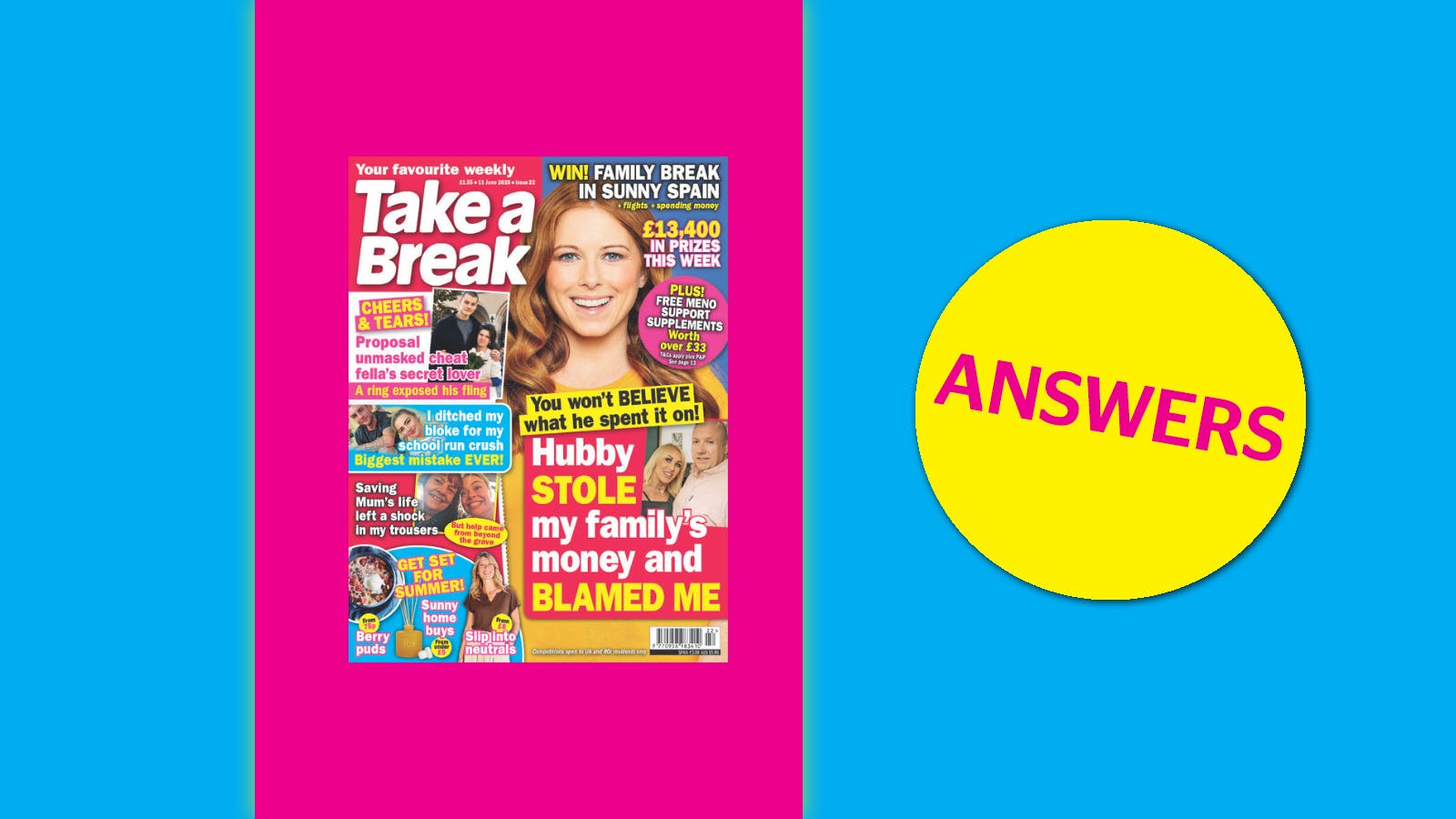 Take a Break Issue 22 Answers | Competitions | Take a Break