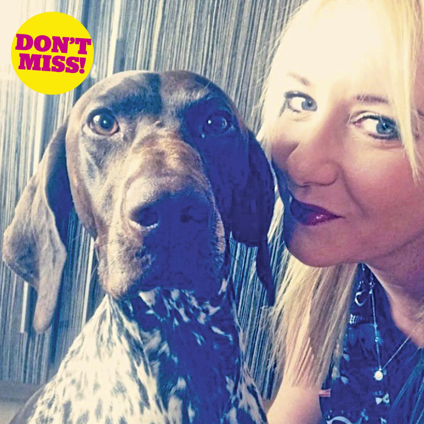 Katy and her dog Storm