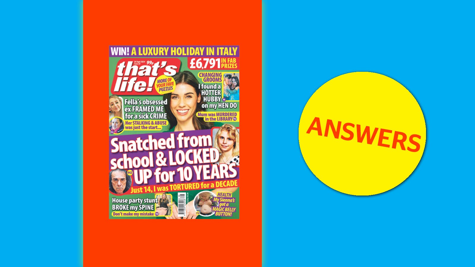 Answers | Competitions | That's Life