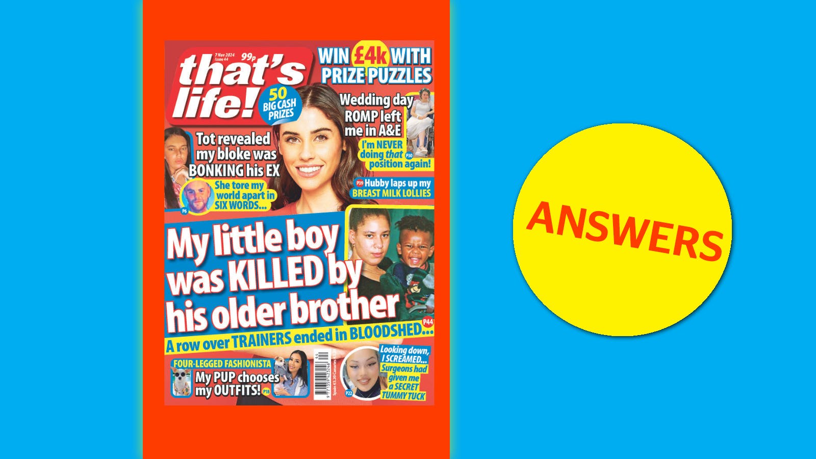 Answers | Competitions | That's Life