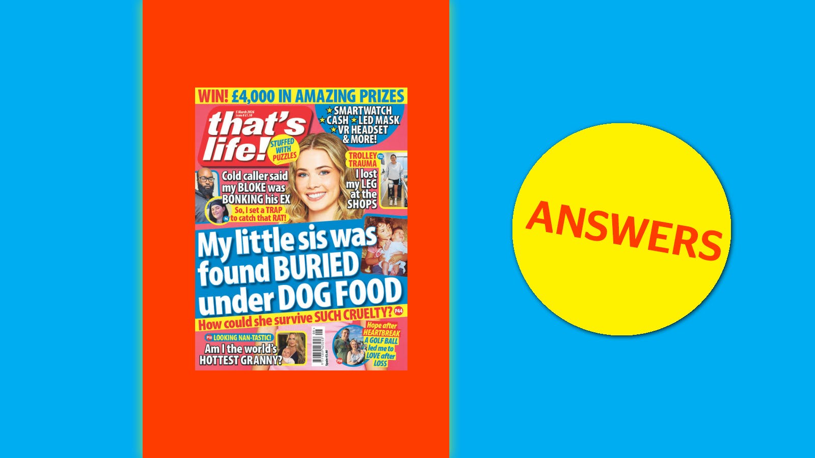 Answers | Competitions | That's Life