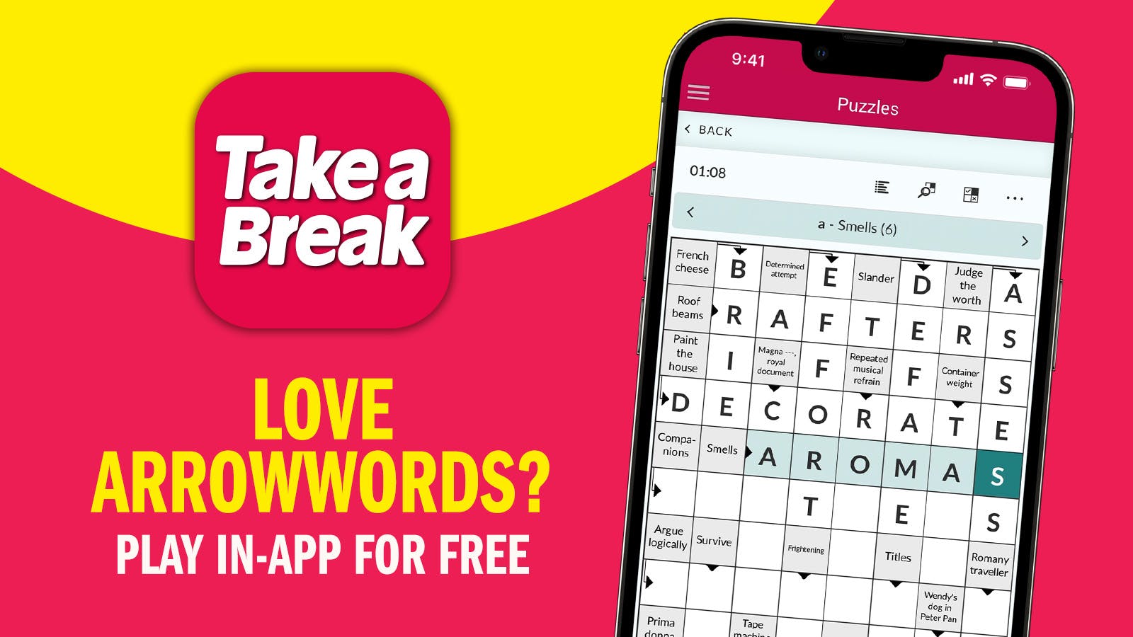 Unlock the fun of arrowwords and more – FREE with the Take a Break app ...