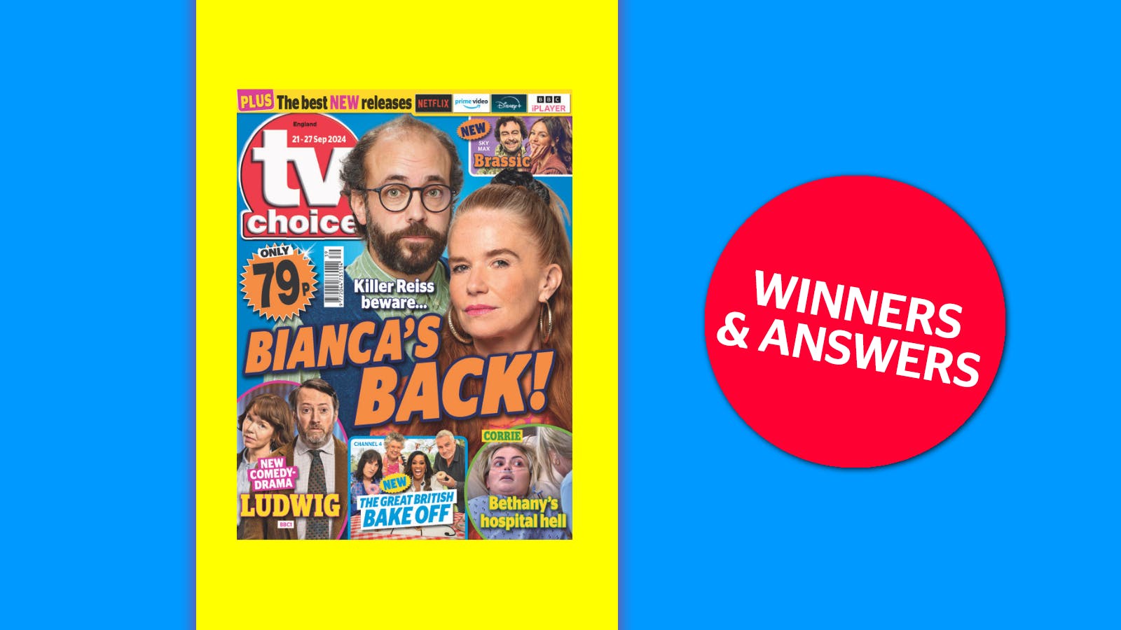 Issue 39 Answers and Winners | Competitions | TV Choice Magazine