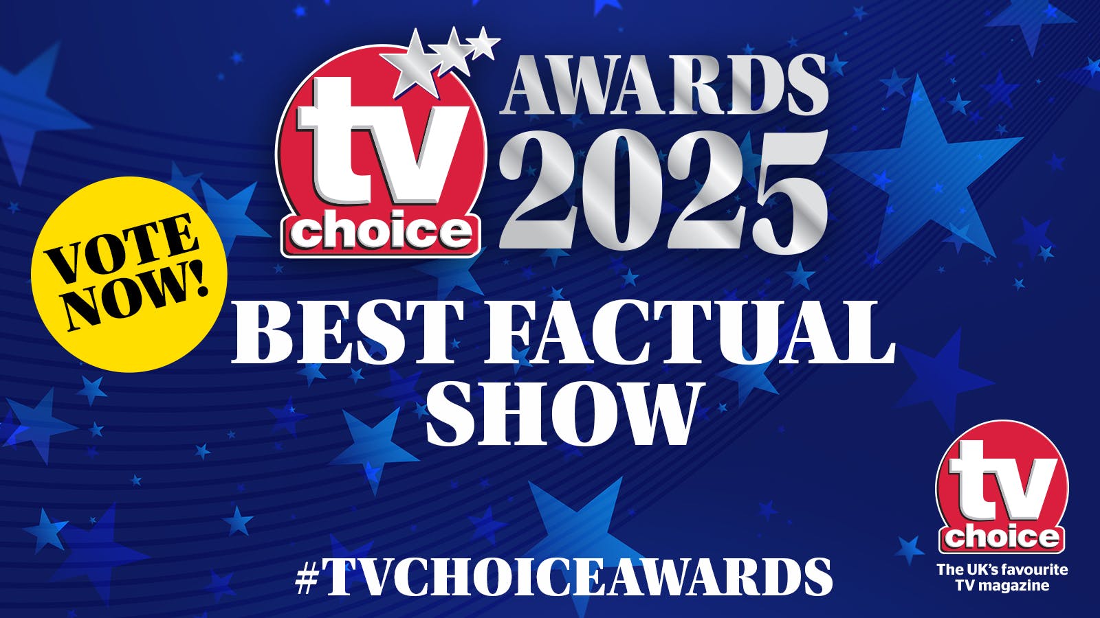 Best Factual Show | Awards | TV Choice Magazine