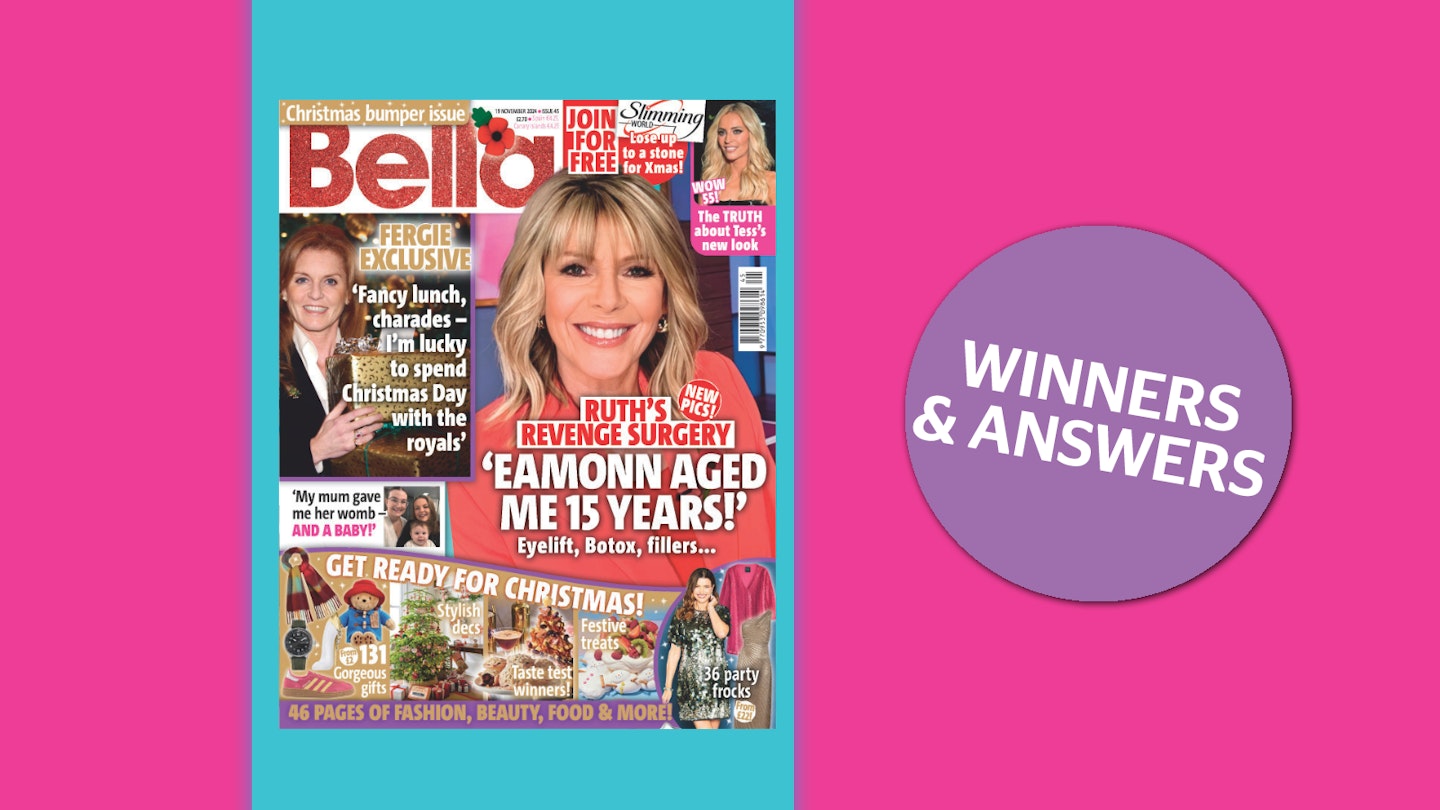 Answers and Winners Issue 45 Answers and Winners Issue 45