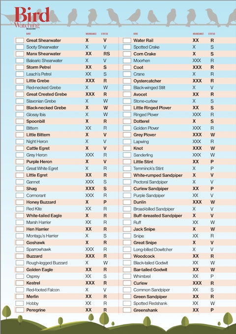 OUR 2025 TARGET LIST IS THE BEST WAY TO TRACK YOUR #MY200BIRDYEAR. | # ...